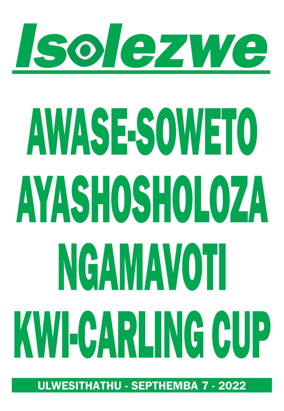 Isolezwe-September 07, 2022 Newspaper - Get your Digital Subscription