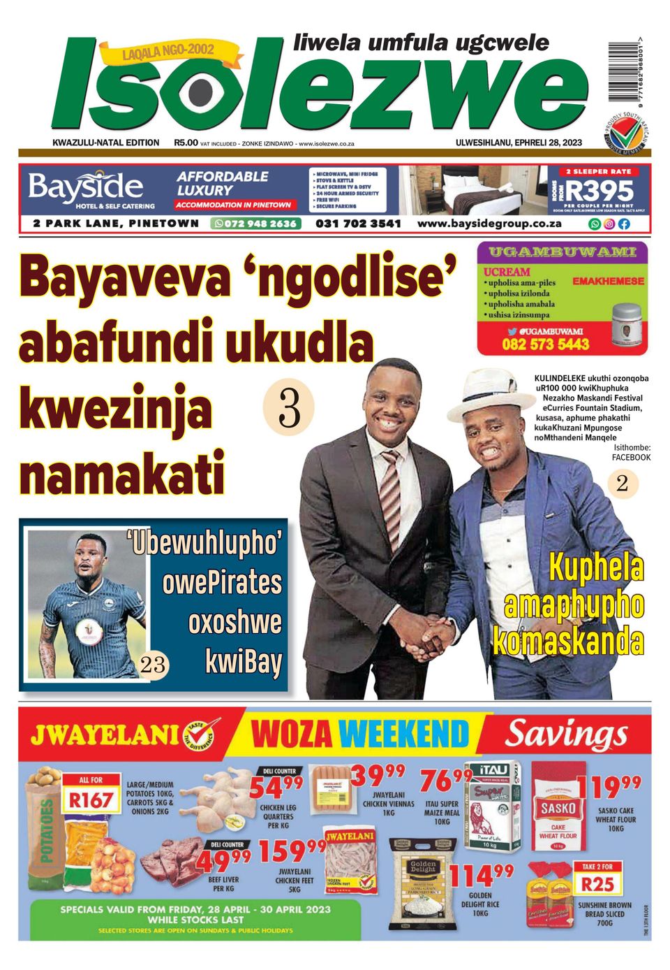 Get digital access to Isolezwe - April 28, 2023 issue | Magzter.com