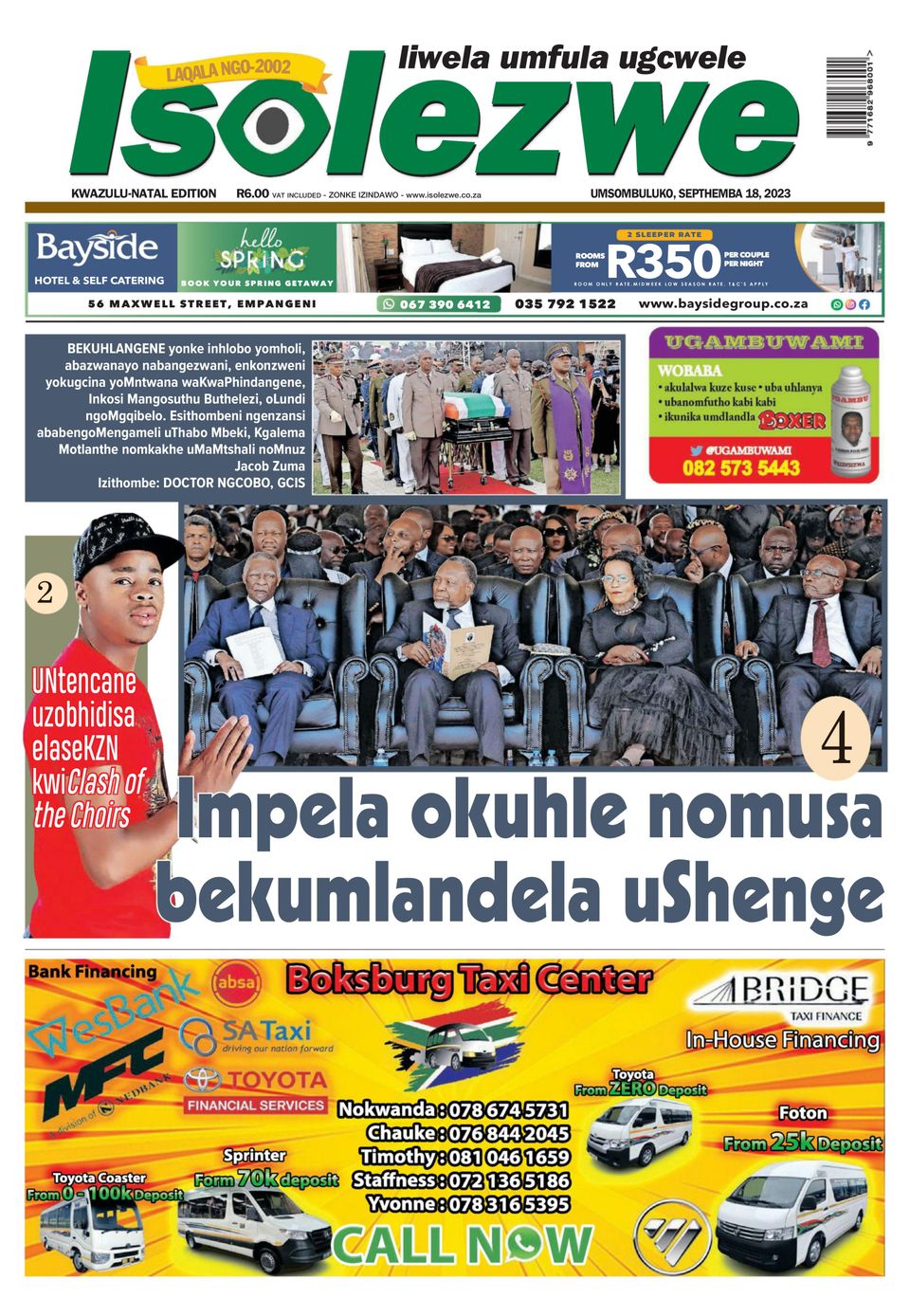 Get digital access to Isolezwe - September 18, 2023 issue | Magzter.com