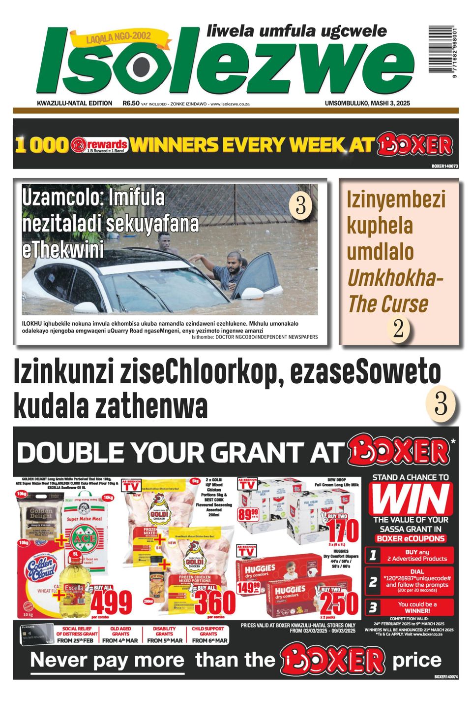 Get digital access to Isolezwe - March 03, 2025 issue | Magzter.com