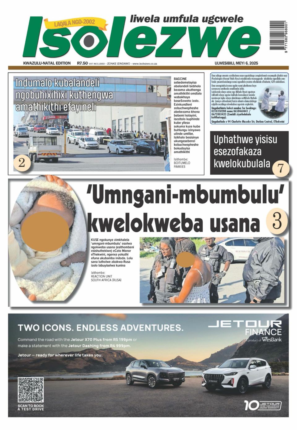 Get digital access to Isolezwe - May 06, 2025 issue | Magzter.com