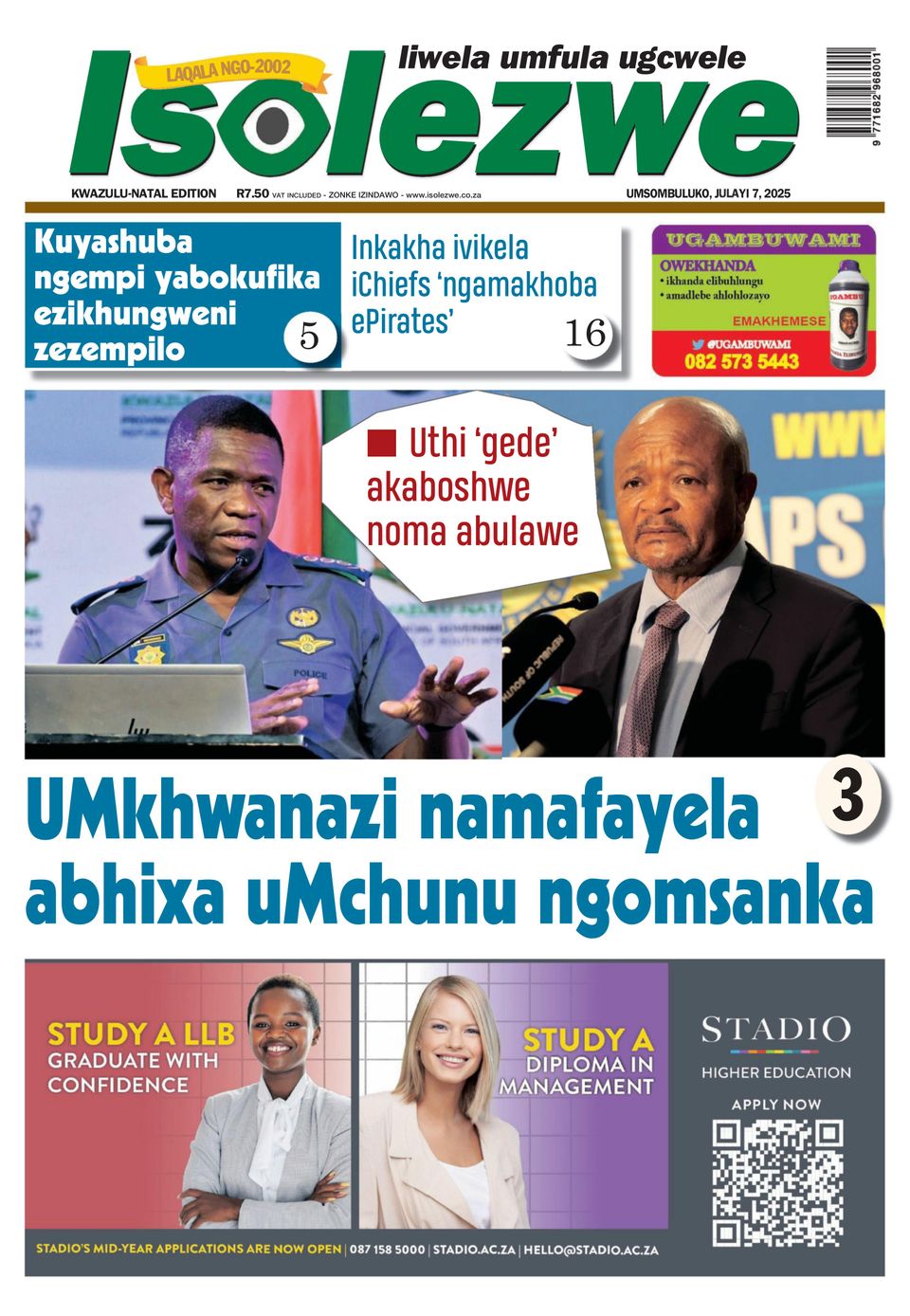 Get digital access to Isolezwe Newspaper | Magzter.com