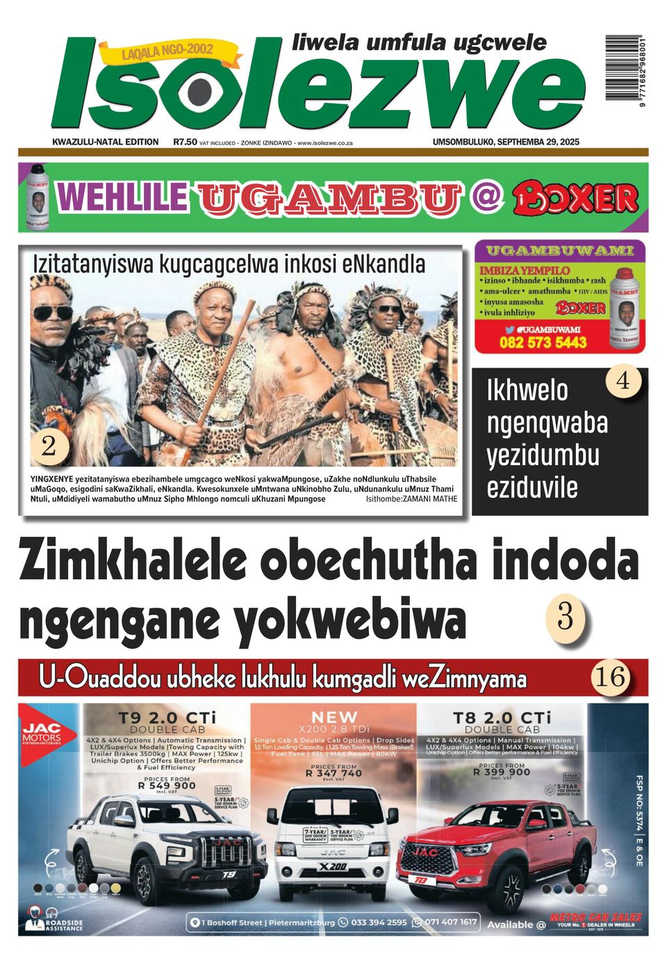Get digital access to Isolezwe Newspaper | Magzter.com