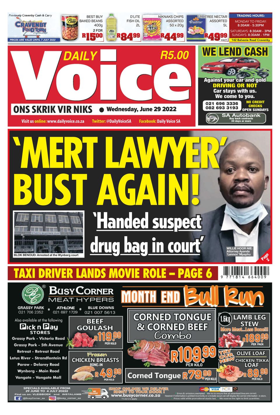 Daily Voice-June 29, 2022 Newspaper - Get your Digital Subscription