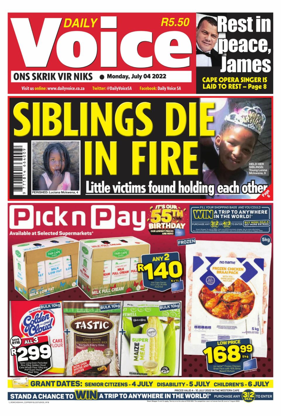 Daily Voice-July 04, 2022 Newspaper - Get your Digital Subscription