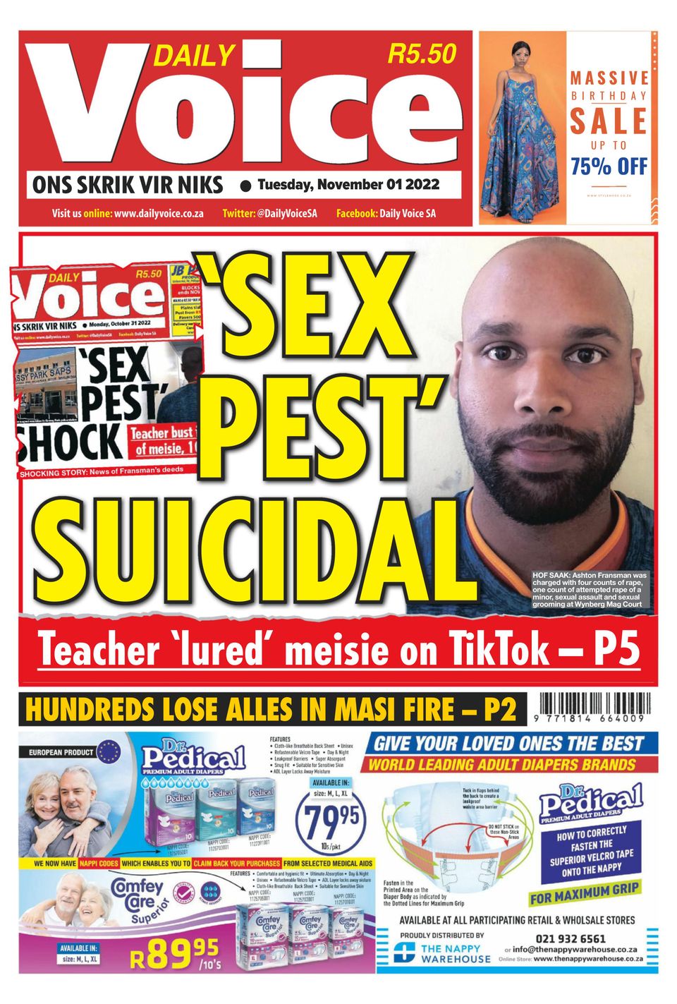 Daily Voice-November 01, 2022 Newspaper - Get your Digital Subscription