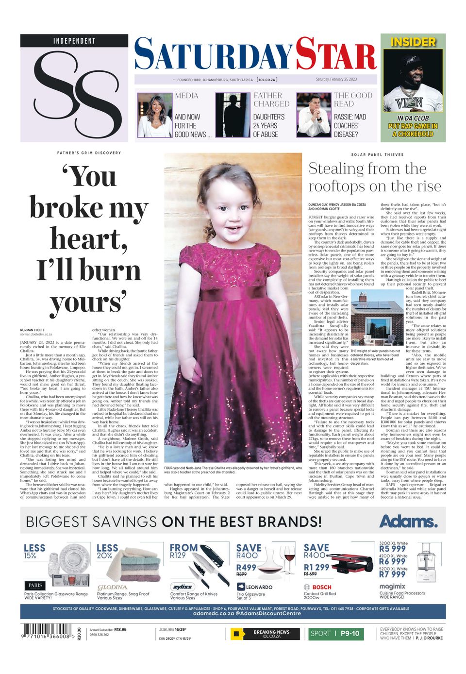 Saturday Star-February 25, 2023 Newspaper - Get your Digital Subscription
