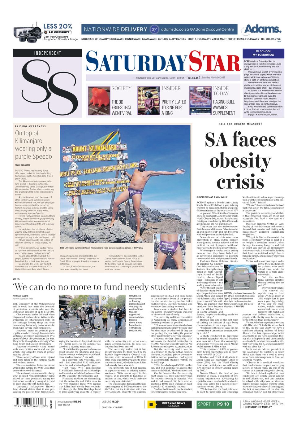 Saturday Star Newspaper - Get your Digital Subscription