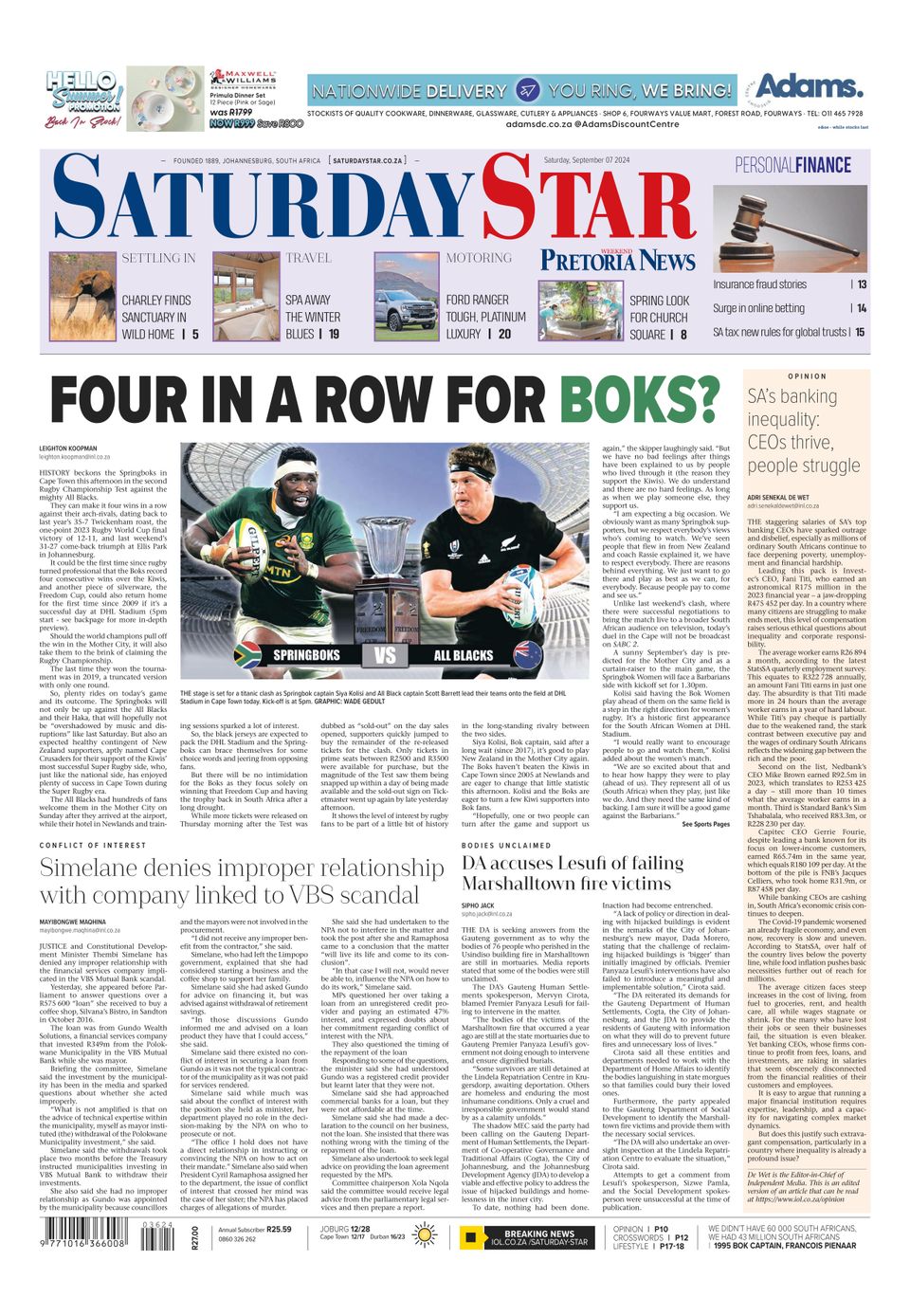 Saturday Star Newspaper - Get your Digital Subscription