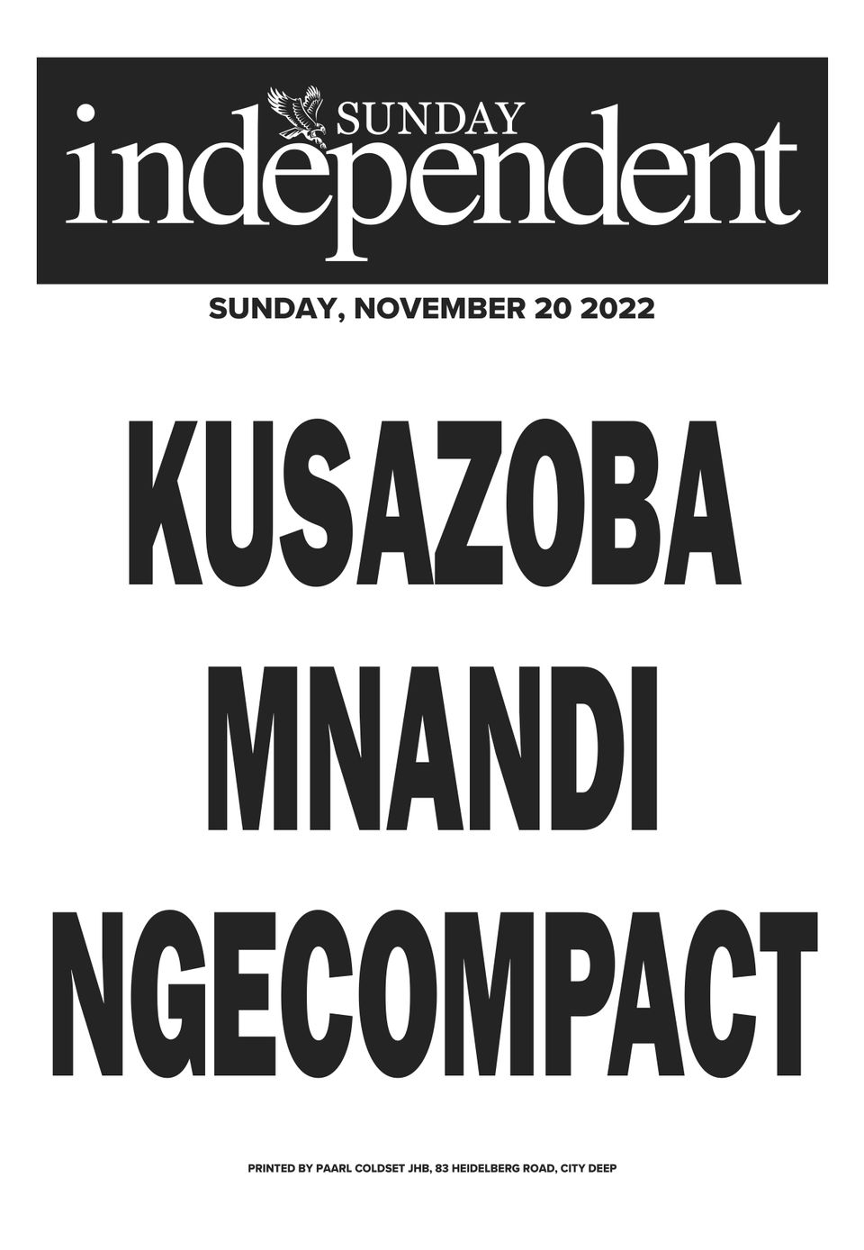 Sunday Independent-November 20, 2022 Newspaper