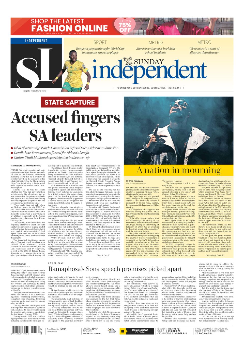 Get digital access to Sunday Independent - February 12, 2023 issue ...
