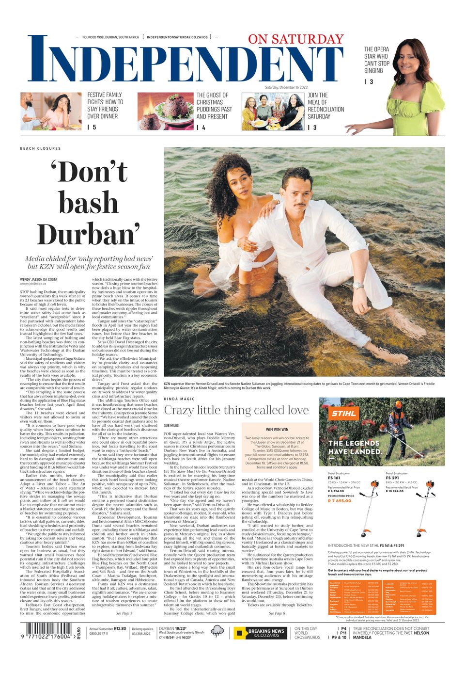 Independent on Saturday Newspaper - Get your Digital Subscription