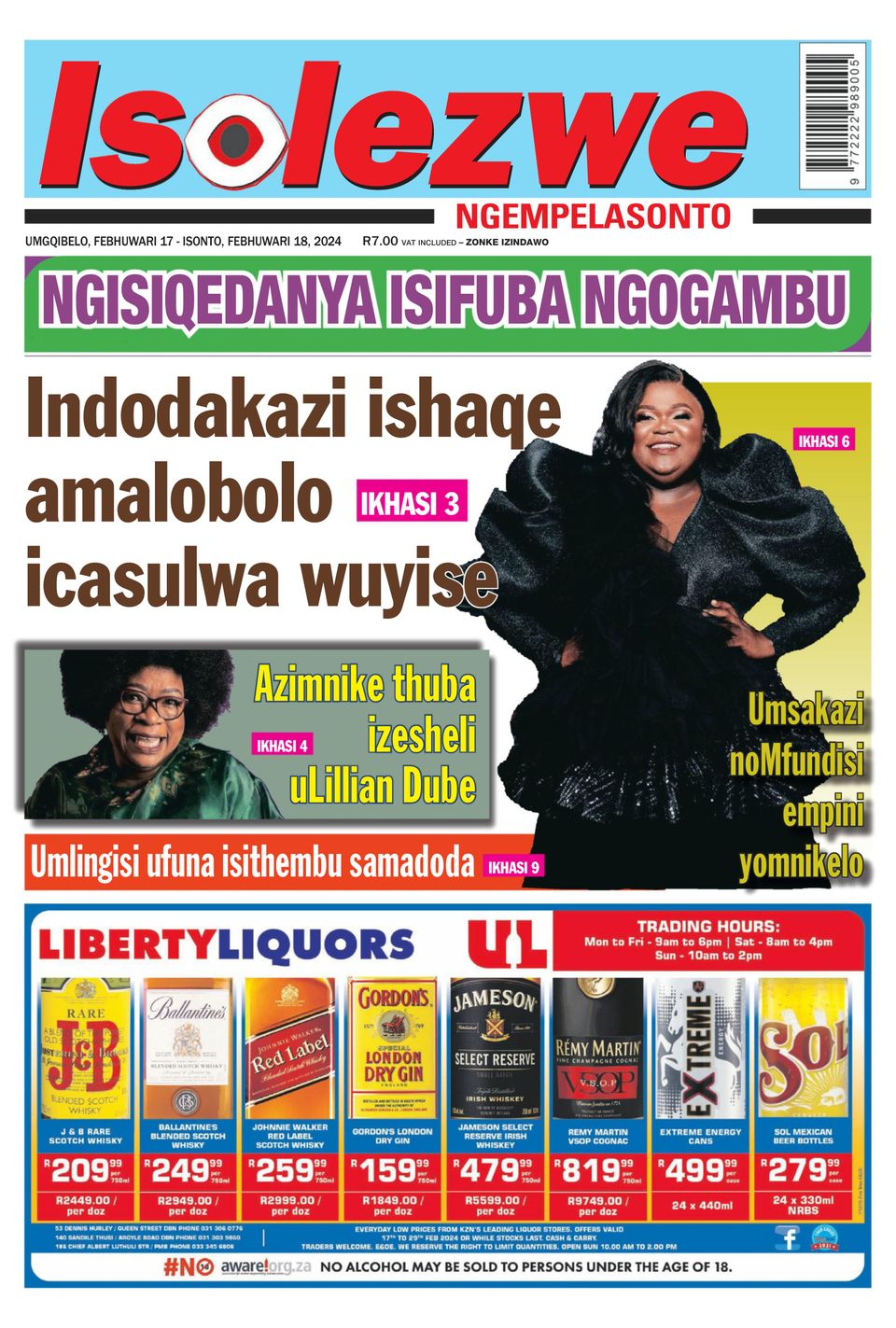 Isolezwe ngoMqibelo Newspaper - Get your Digital Subscription