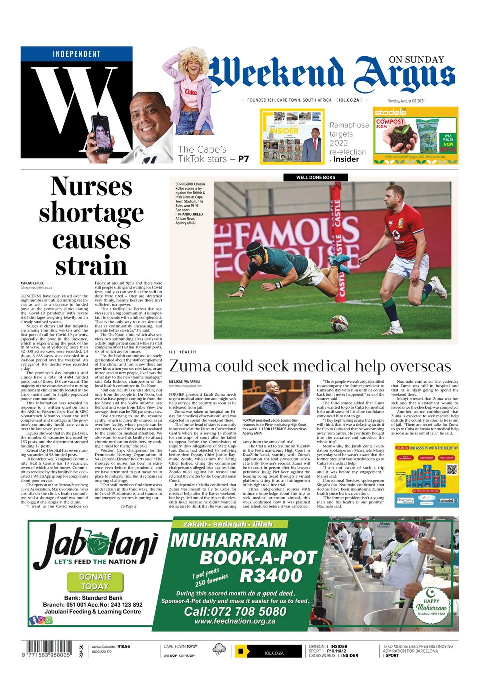 Weekend Argus on Sunday Newspaper - Get your Digital Subscription