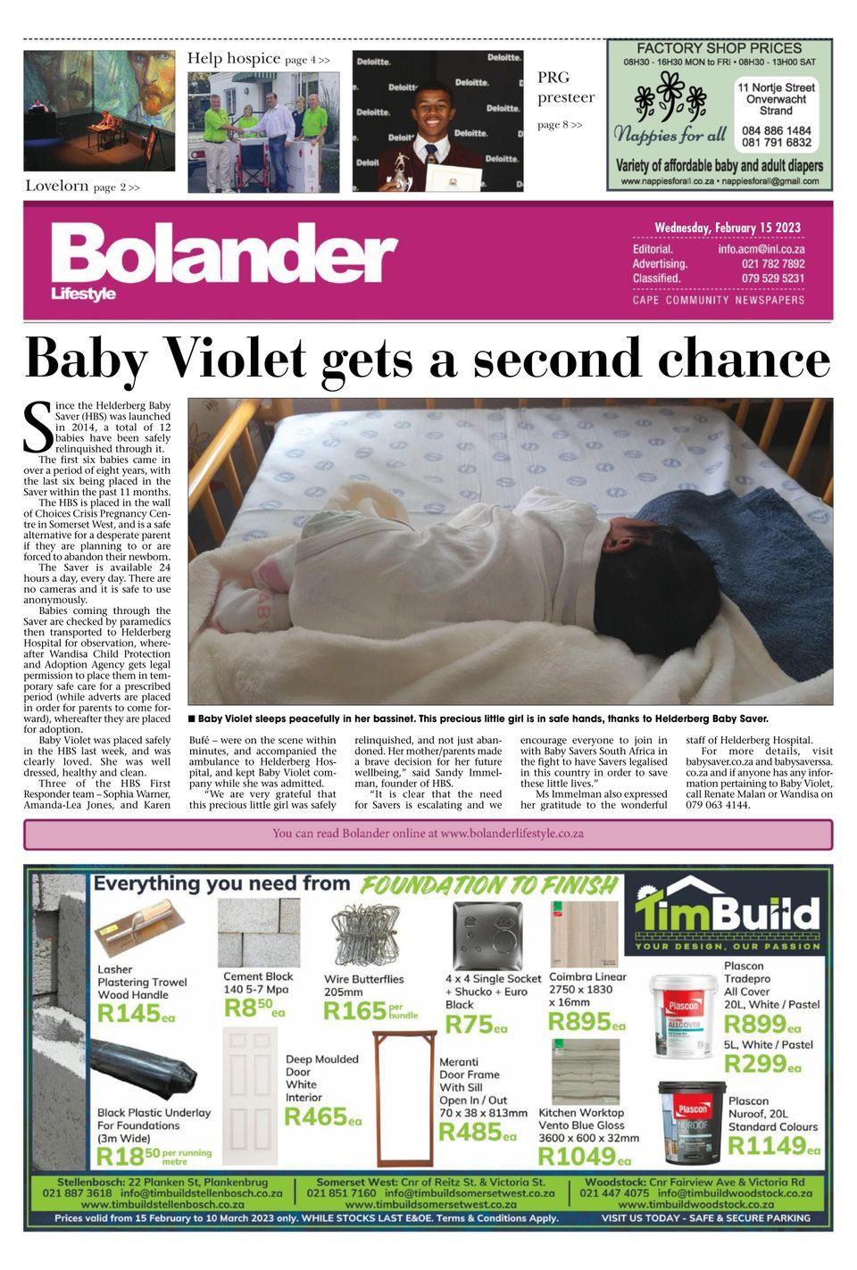 Bolander Lifestyle-February 15, 2023 Newspaper