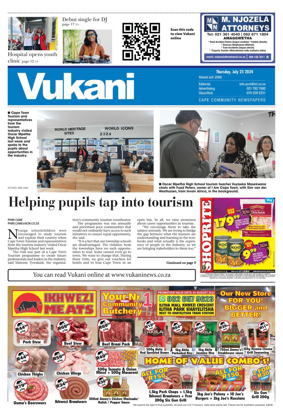 Get digital access to Vukani - July 25, 2024 issue | Magzter.com