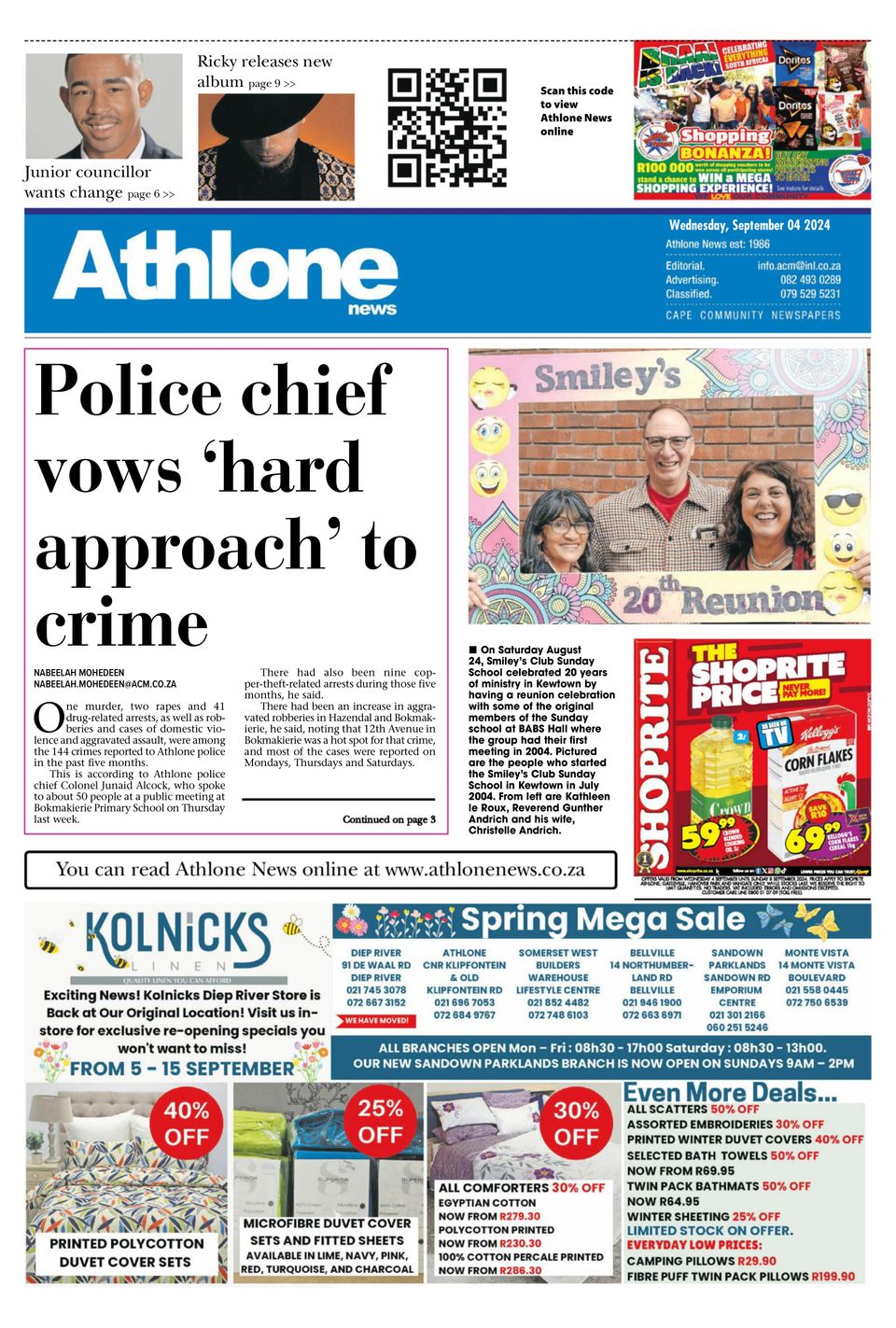Athlone News Newspaper - Get your Digital Subscription