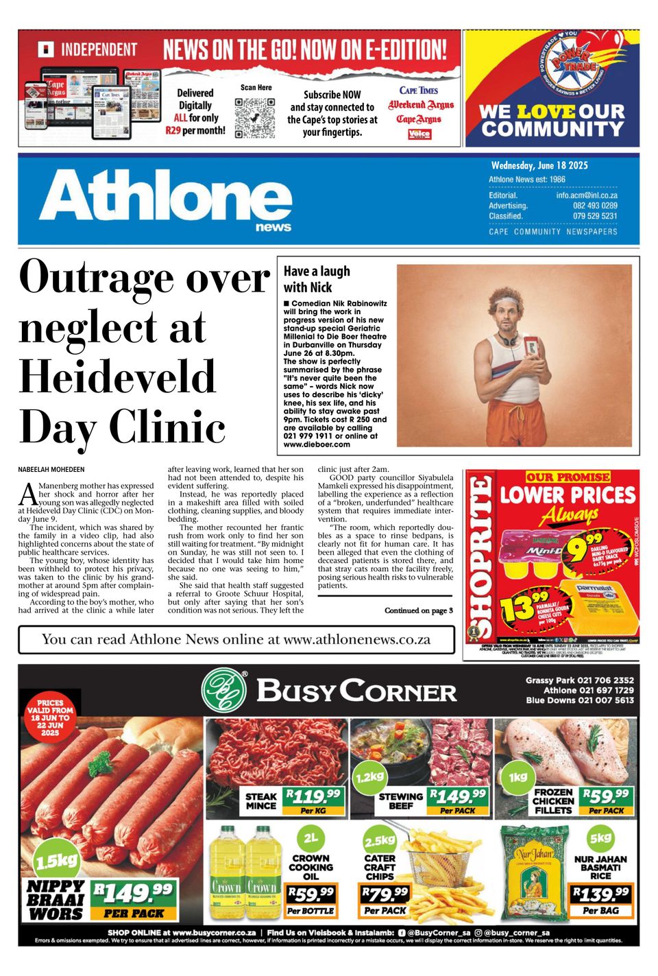 Get digital access to Athlone News Newspaper | Magzter.com
