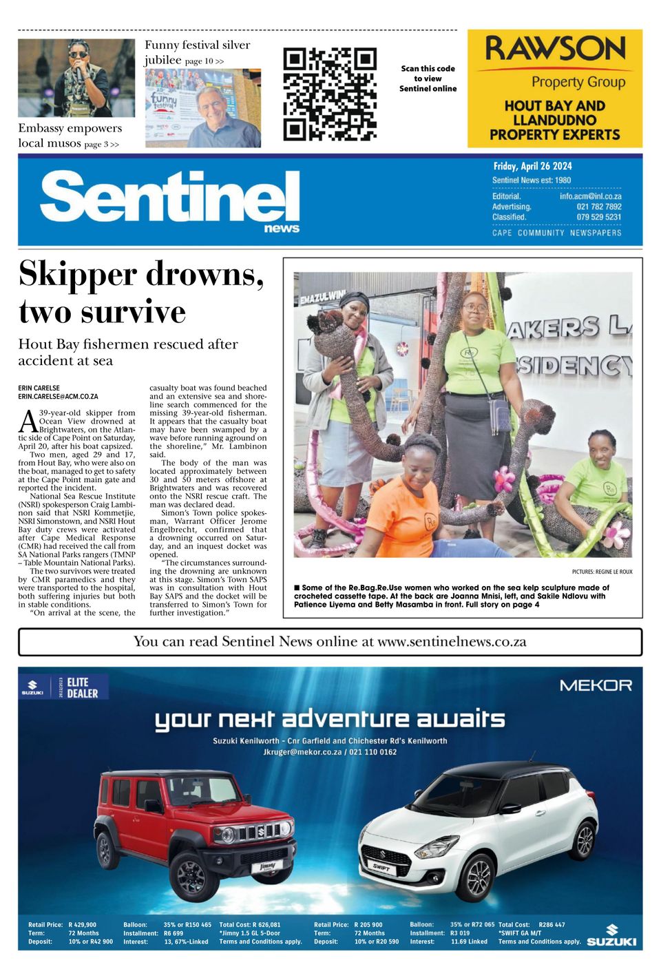 Sentinel News Newspaper - Get your Digital Subscription