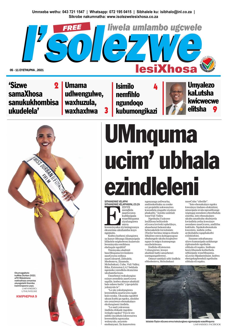 Get digital access to Isolezwe lesiXhosa - August 05, 2021 issue | Magzter.com