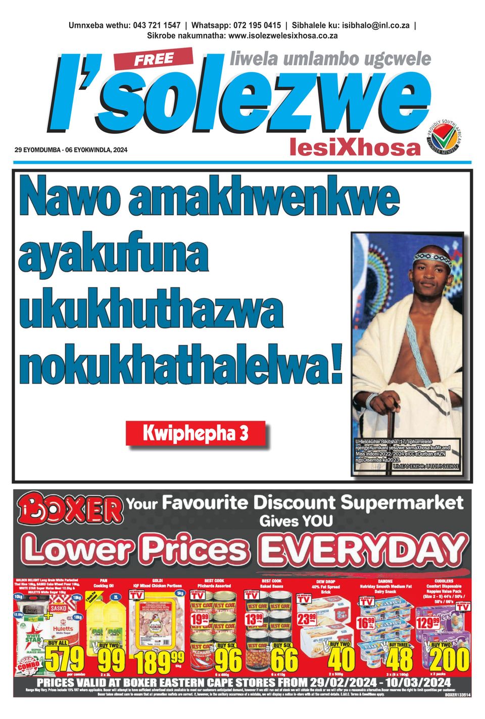 Isolezwe lesiXhosa Newspaper - Get your Digital Subscription