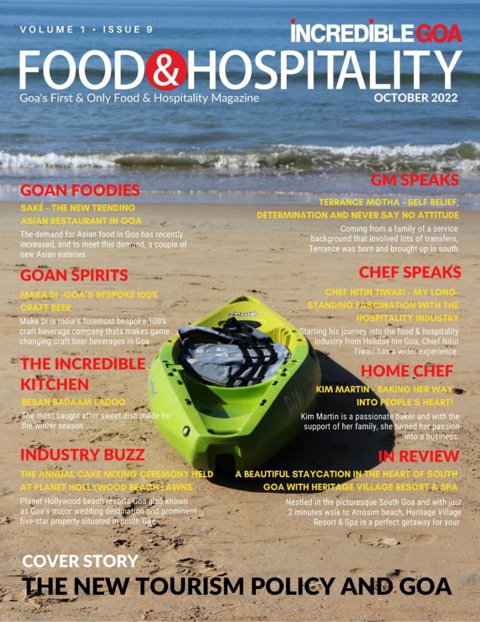 Incredible Goa Food & Hospitality-October 2022 Magazine