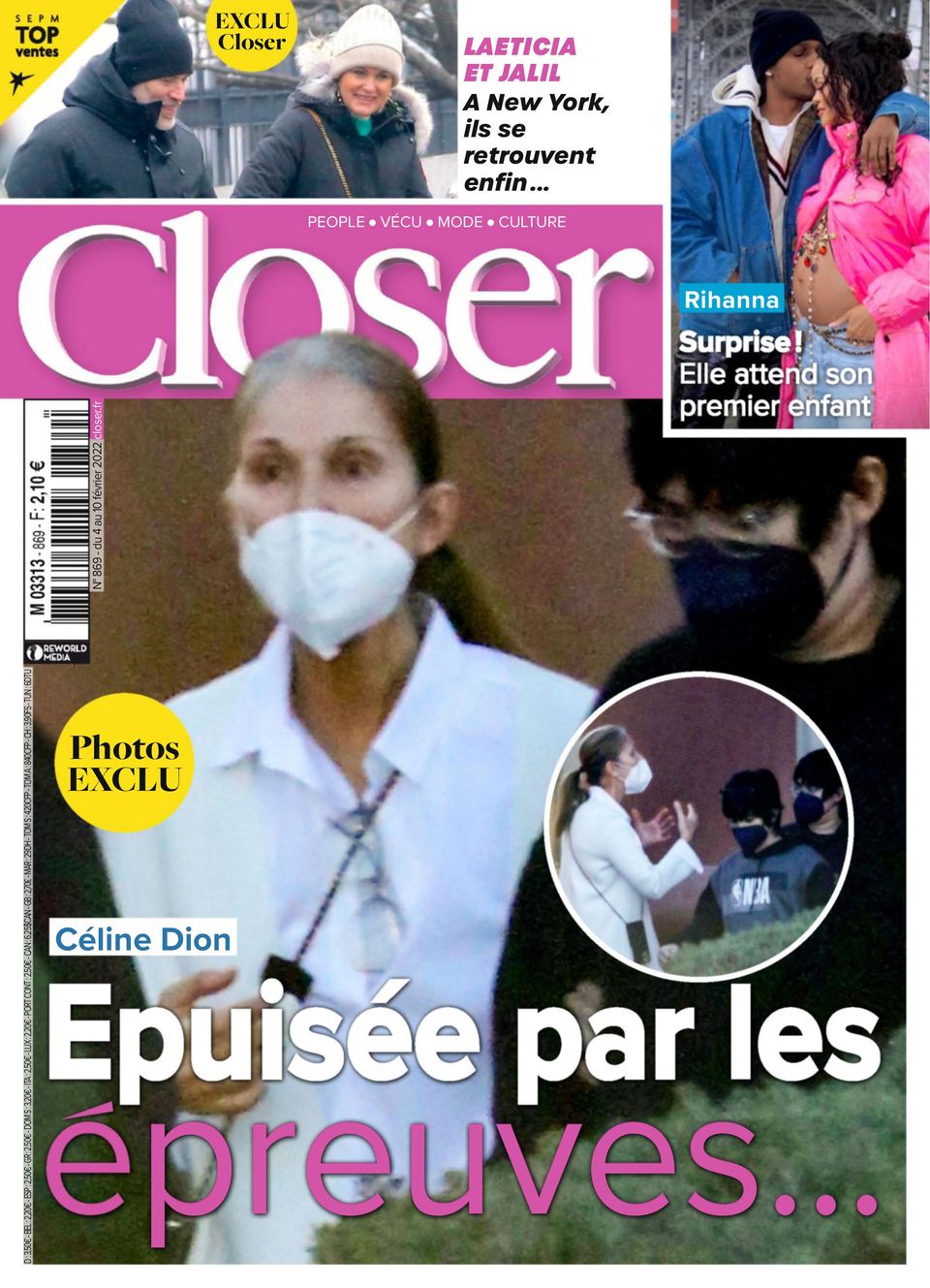 Closer France-February 04, 2022 Magazine - Get your Digital Subscription