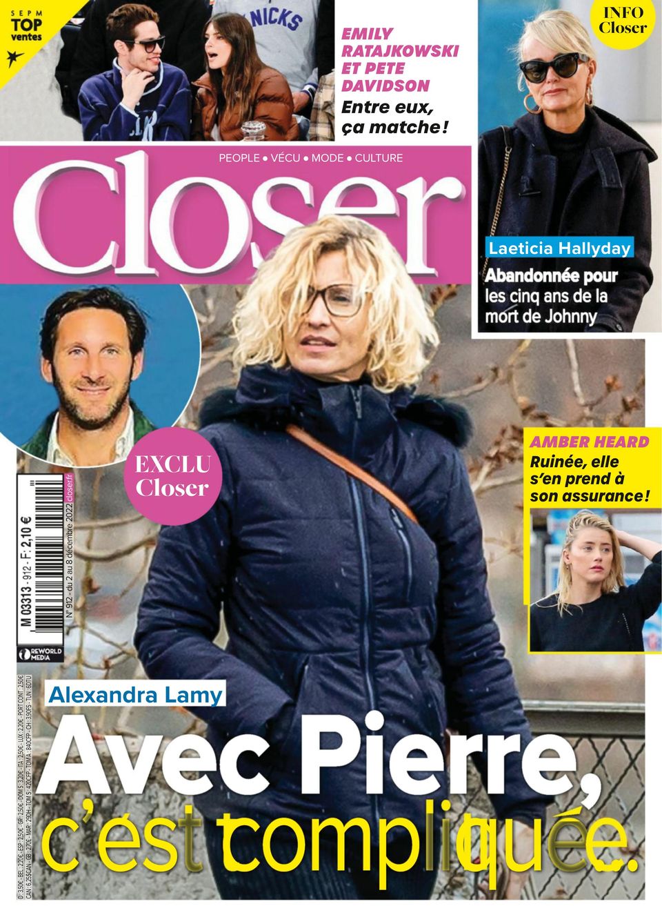 Closer France-Décembre 02, 2022 Magazine - Get your Digital Subscription