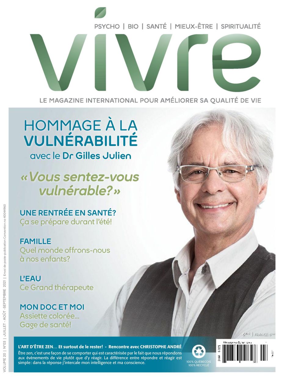 Get digital access to Magazine VIVRE - VOL 20.3 - Hommage à LA ...