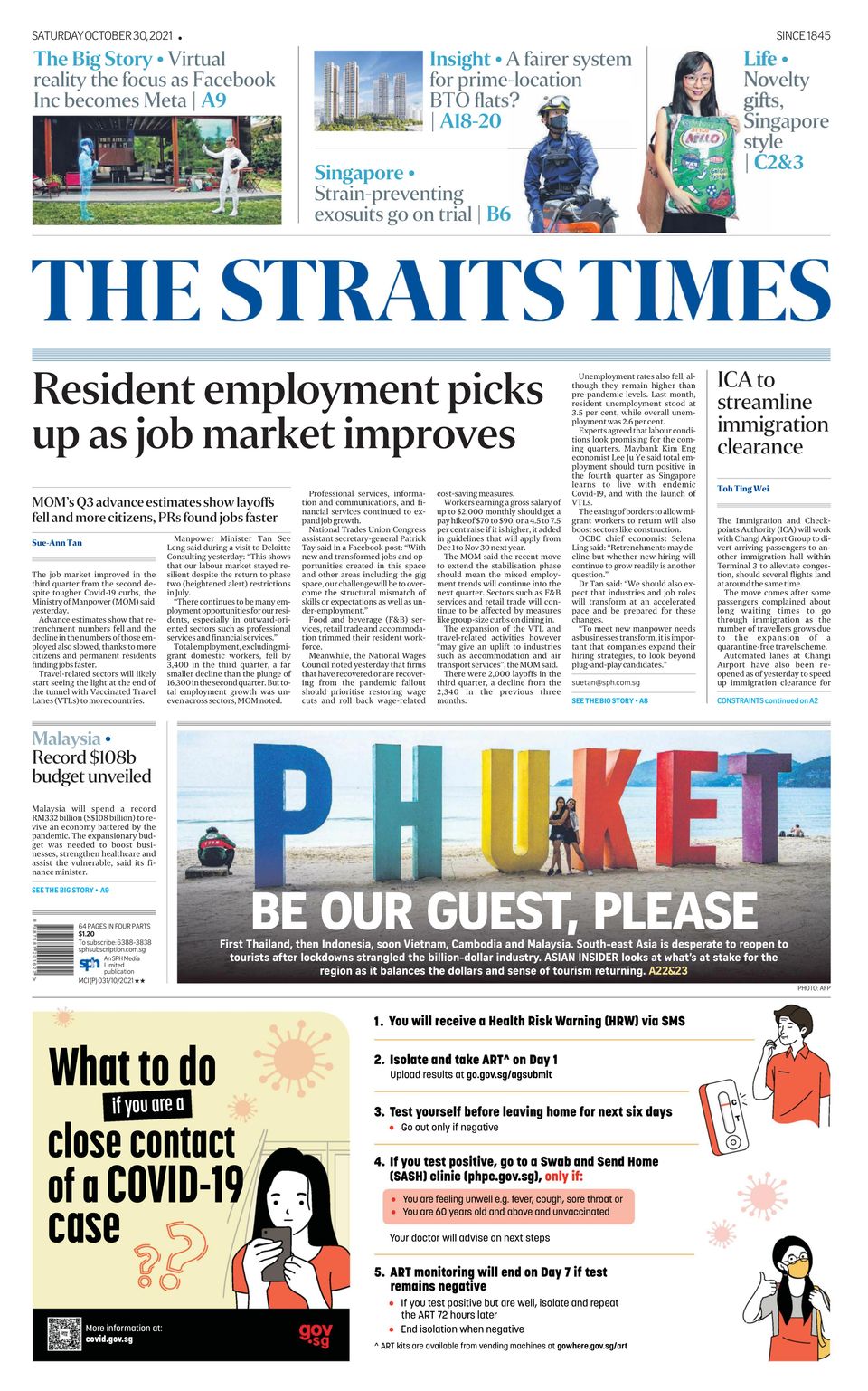Daily FT-October 30, 2021 Newspaper - Get your Digital Subscription