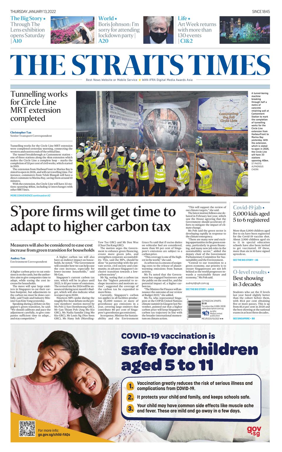 Get digital access to The Straits Times - January 13, 2022 issue | Magzter.com