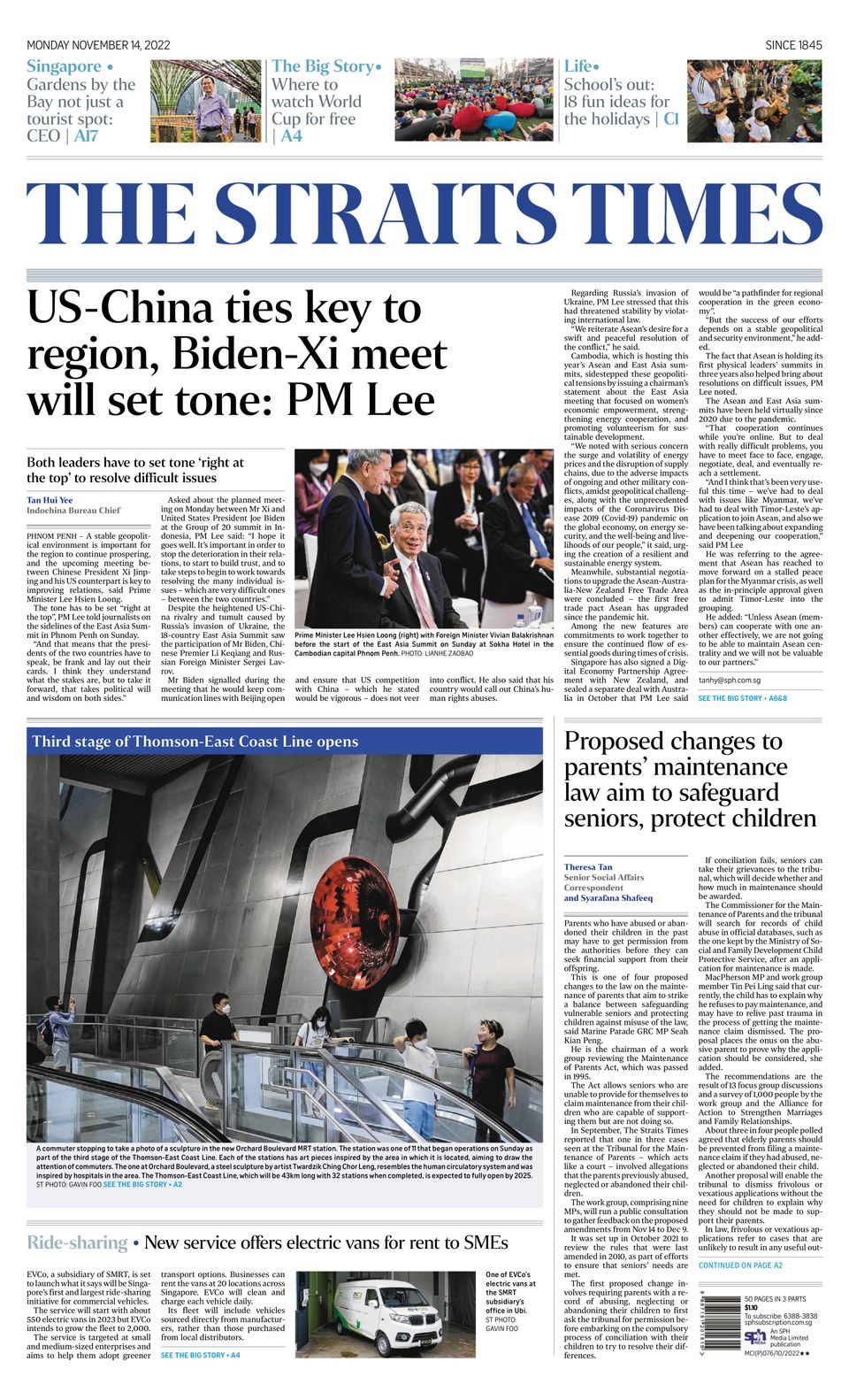 Get digital access to The Straits Times - November 14, 2022 issue ...