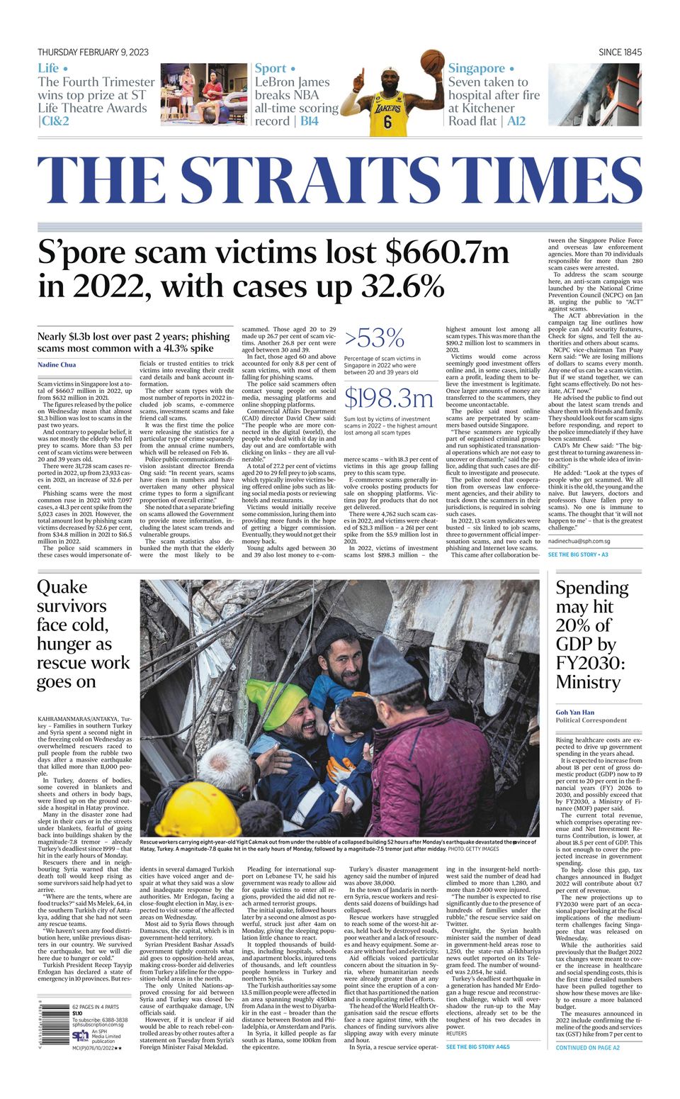 Get digital access to The Straits Times - February 09, 2023 issue ...