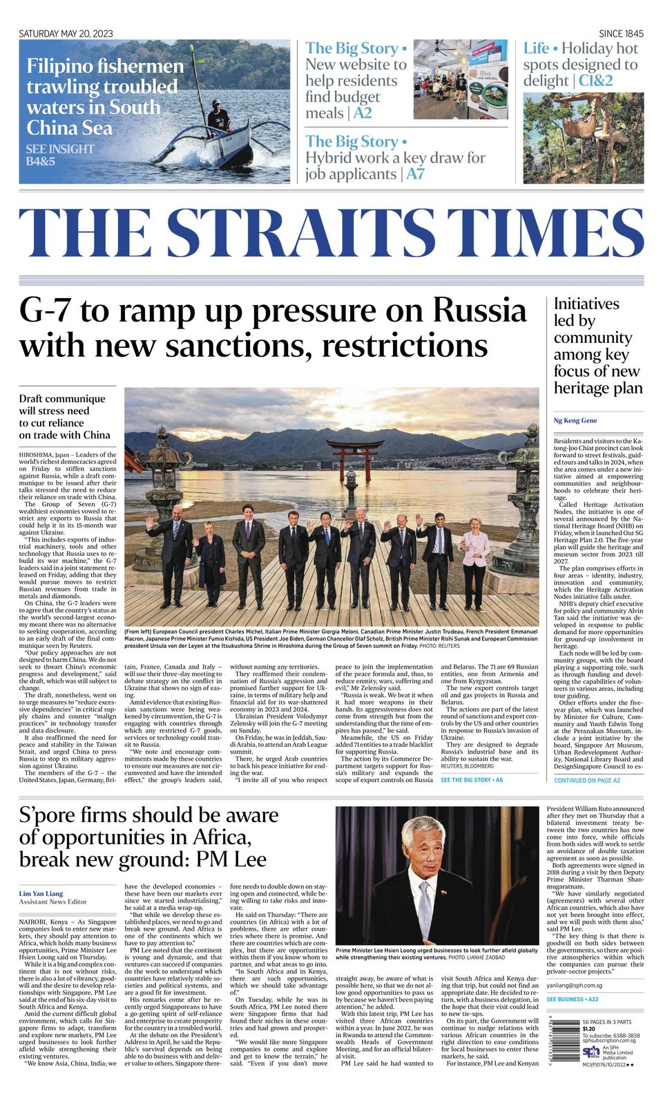Get digital access to The Straits Times - May 20, 2023 issue | Magzter.com
