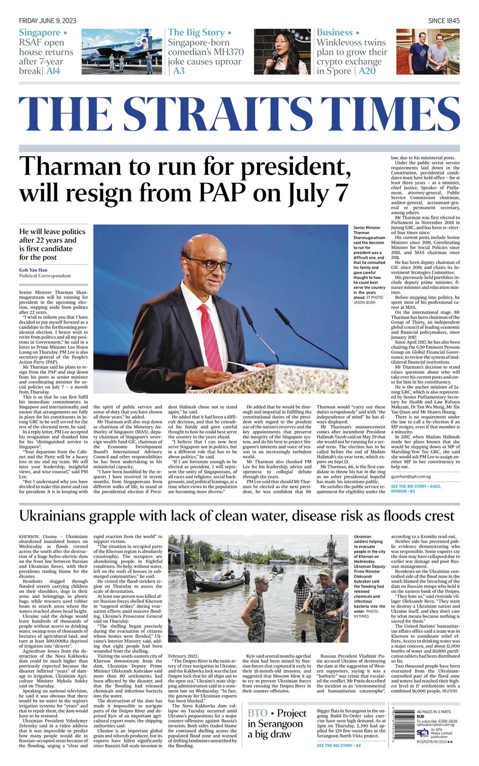 Get digital access to The Straits Times - June 09, 2023 issue | Magzter.com