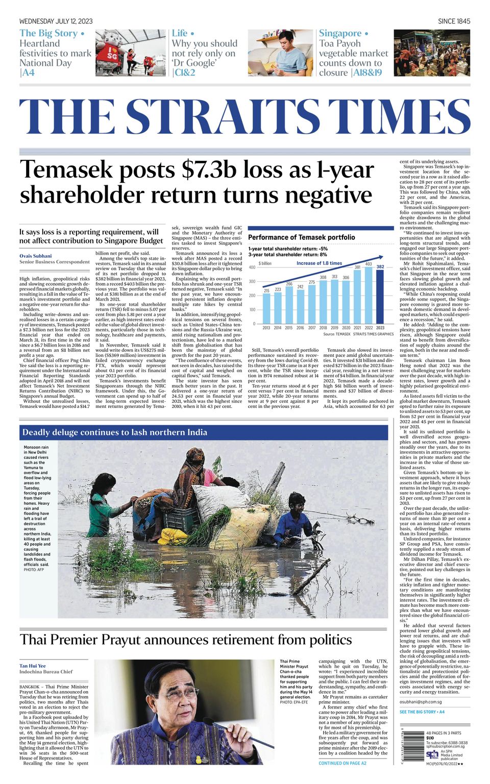 Get digital access to The Straits Times - July 12, 2023 issue | Magzter.com