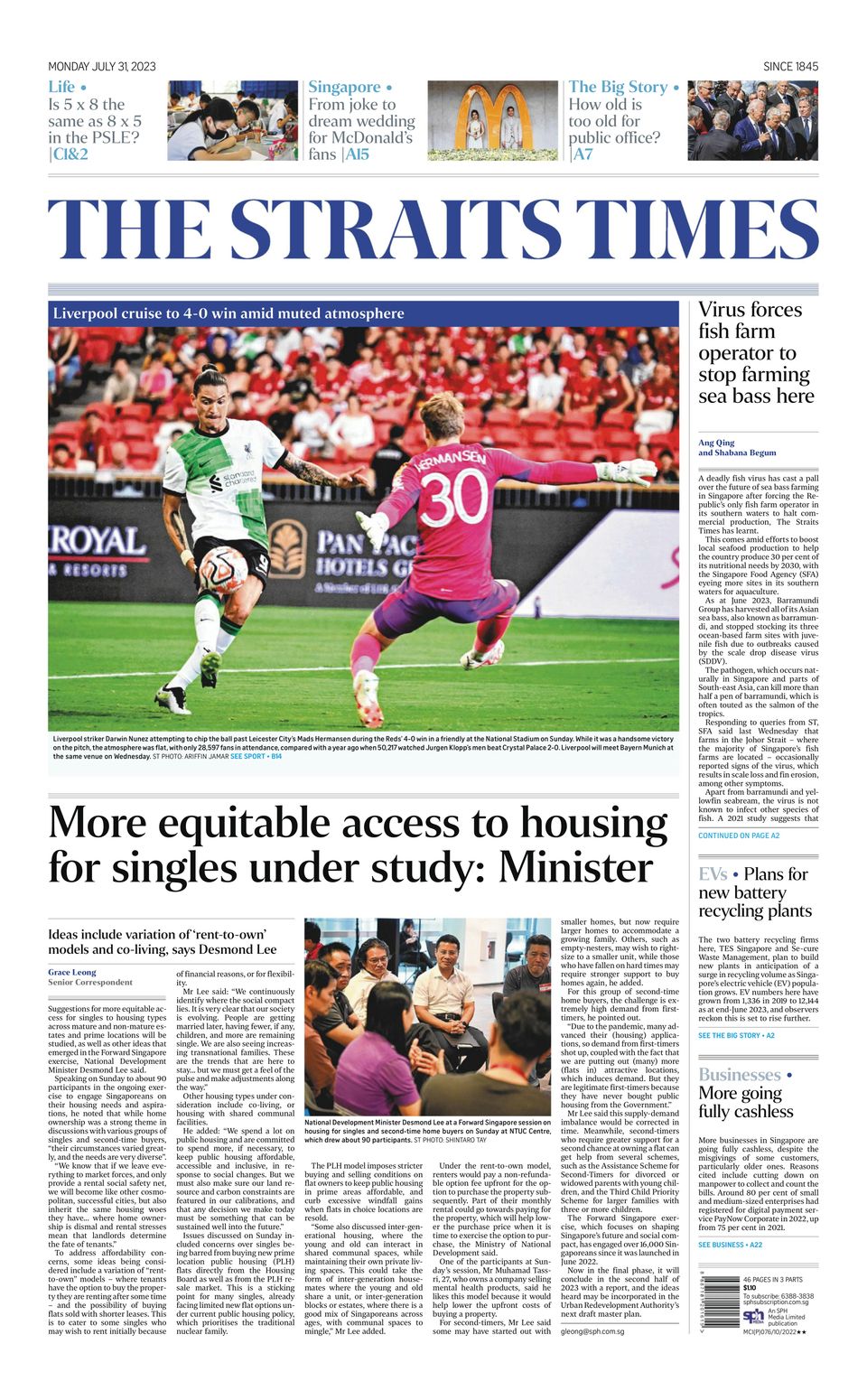 Get digital access to The Straits Times - July 31, 2023 issue | Magzter.com