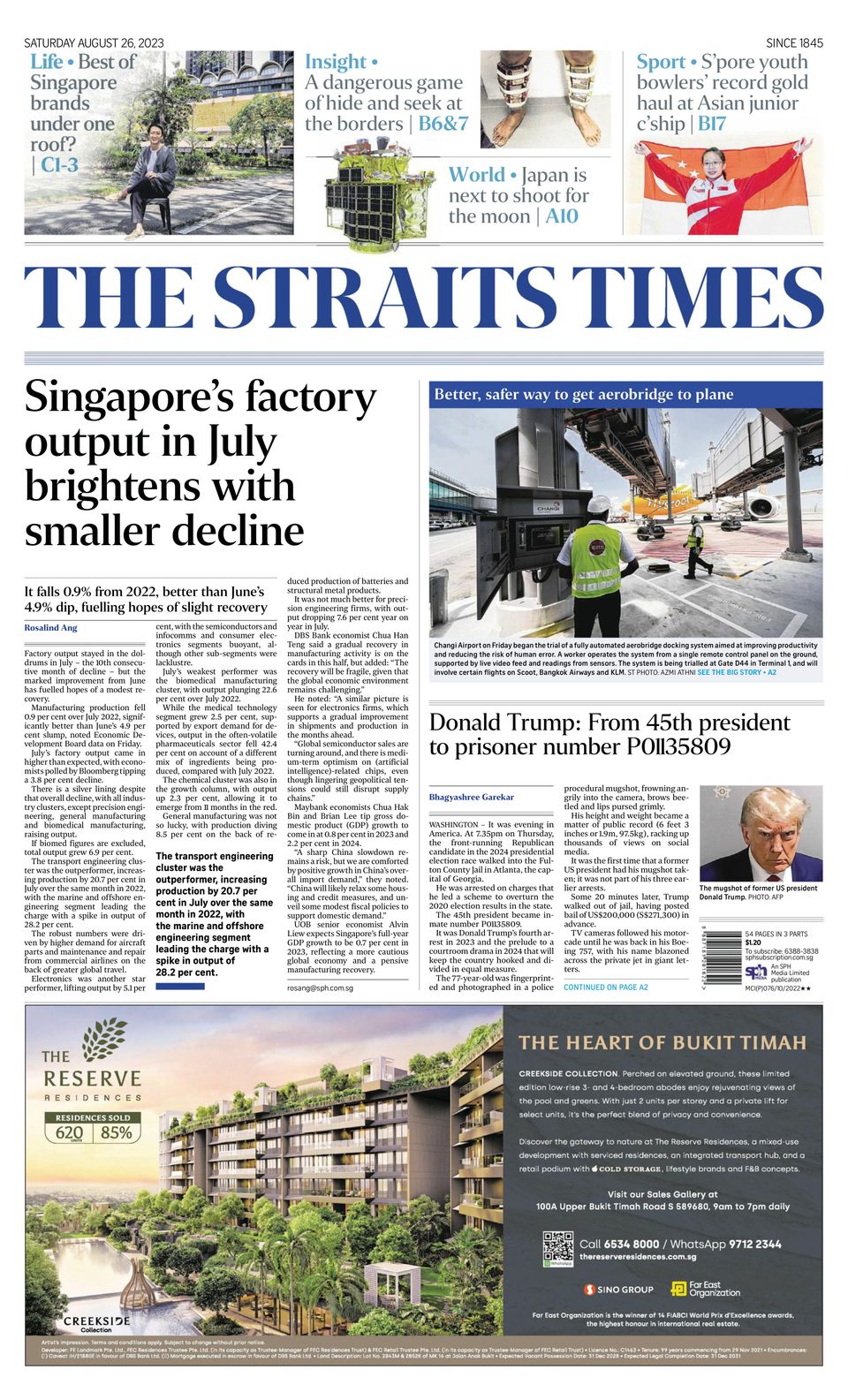 Get digital access to The Straits Times - August 26, 2023 issue | Magzter.com