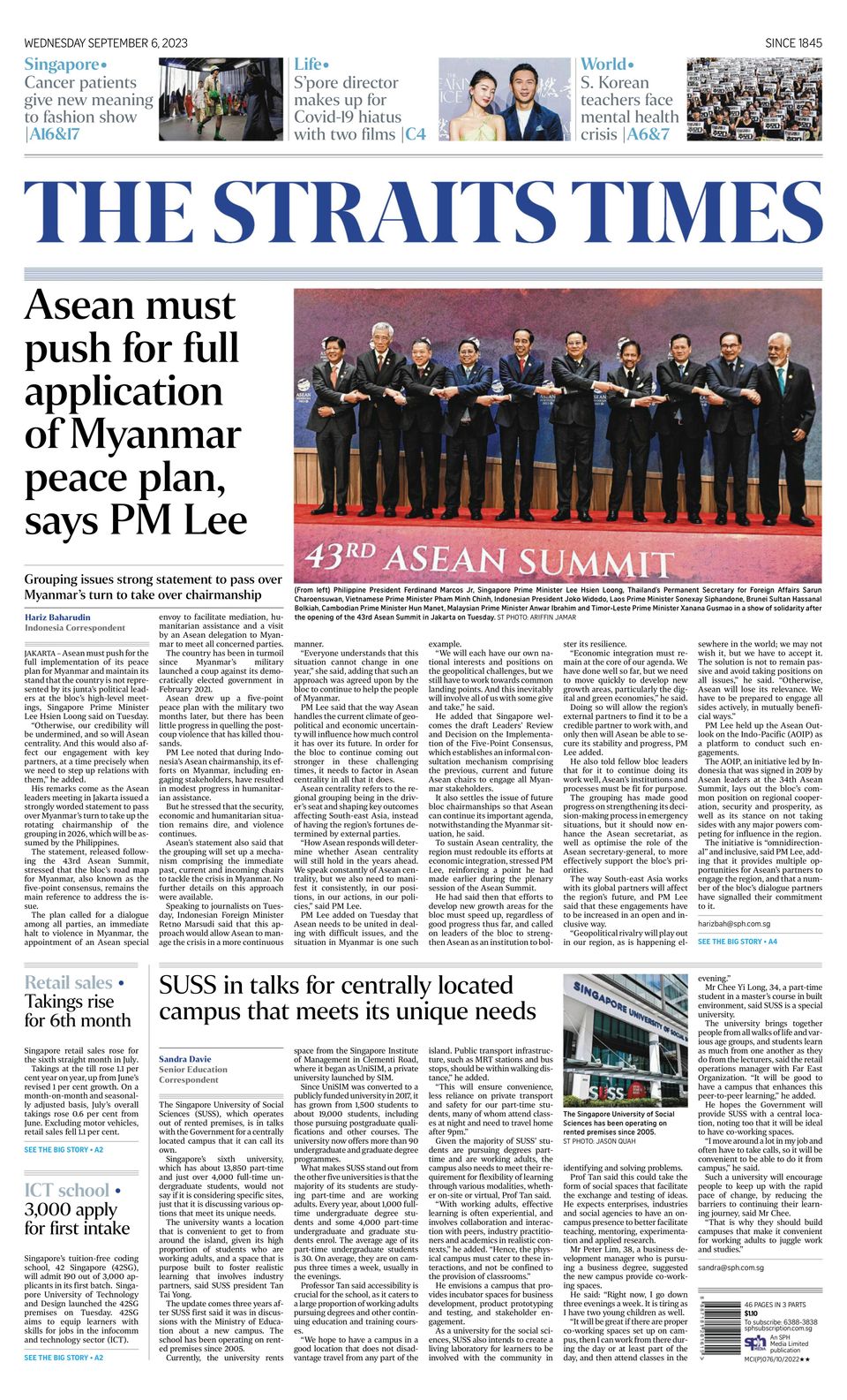 Get digital access to The Straits Times - September 06, 2023 issue | Magzter.com
