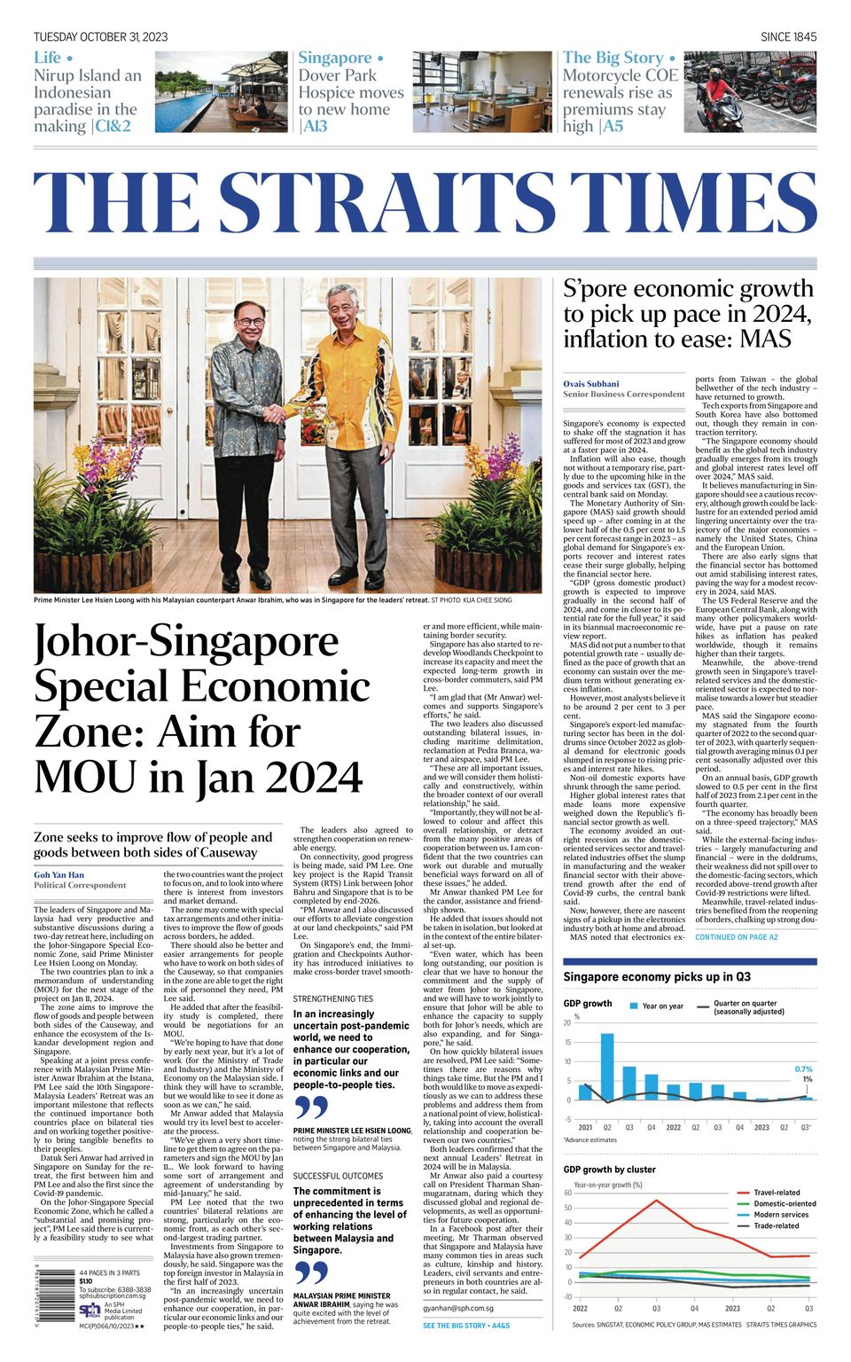Get digital access to The Straits Times - October 31, 2023 issue | Magzter.com