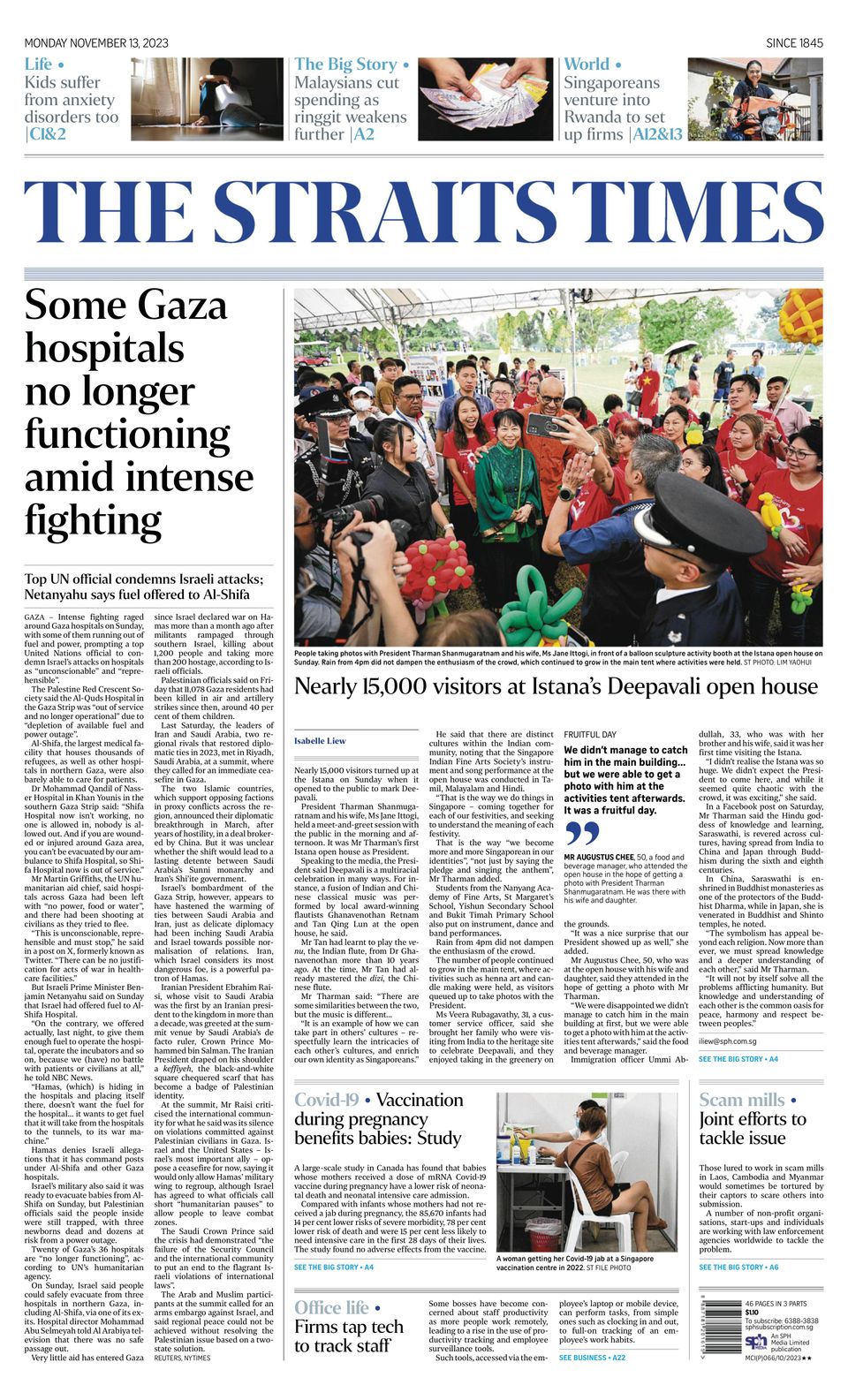 Get digital access to The Straits Times - November 13, 2023 issue | Magzter.com