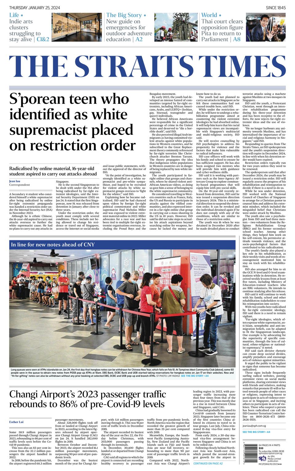 Get digital access to The Straits Times - January 25, 2024 issue | Magzter.com