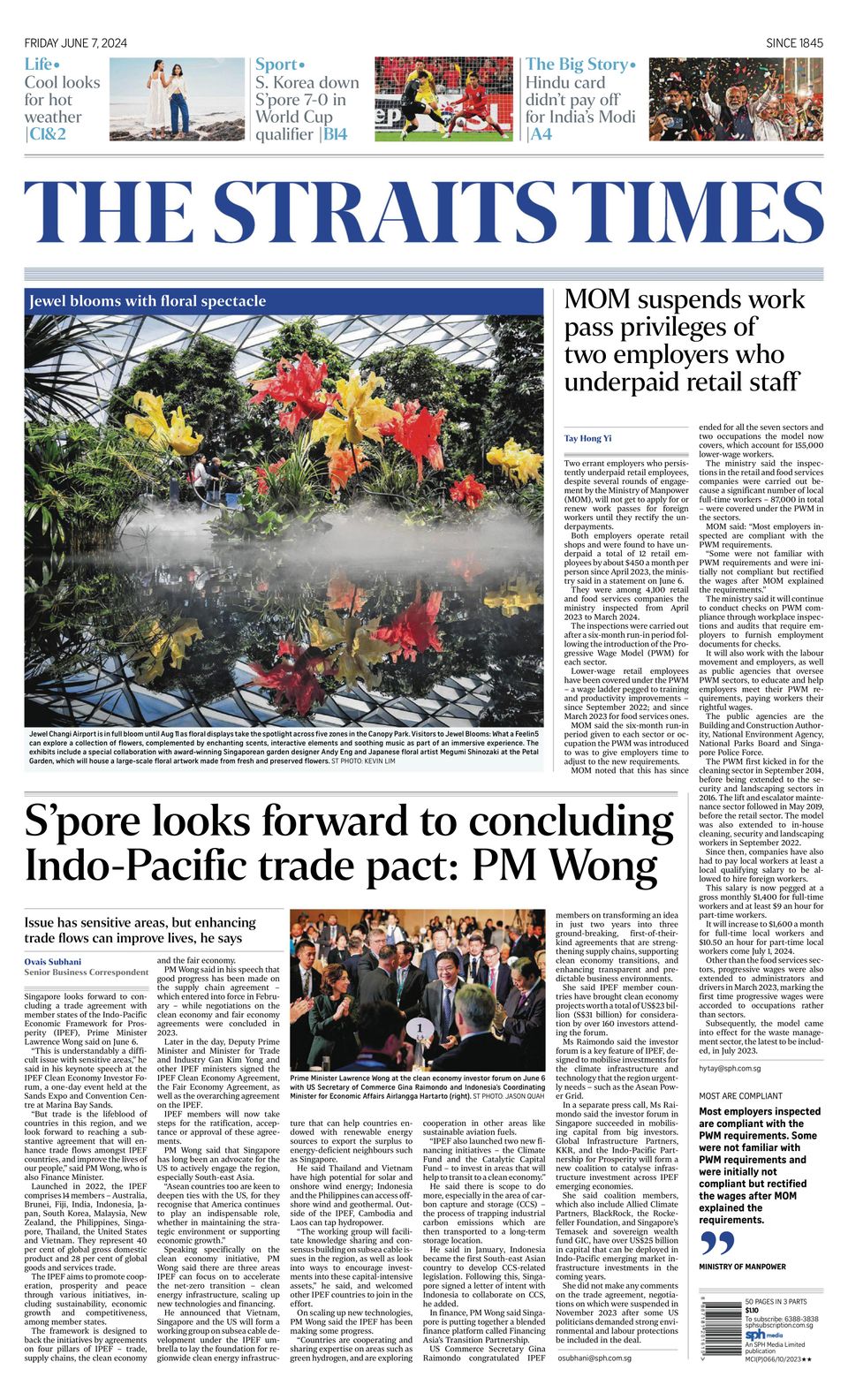 Get digital access to The Straits Times - June 07, 2024 issue | Magzter.com