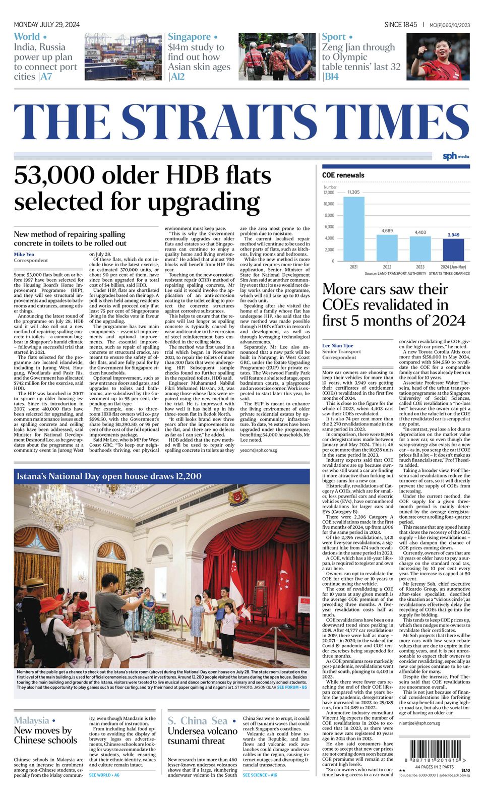 Get digital access to The Straits Times - July 29, 2024 issue | Magzter.com