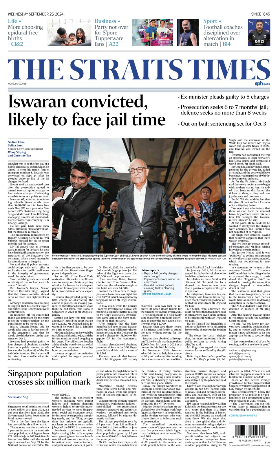 The Straits Times Newspaper - Get your Digital Subscription
