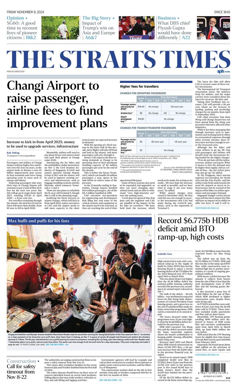 Get digital access to The Straits Times - November 08, 2024 issue | Magzter.com