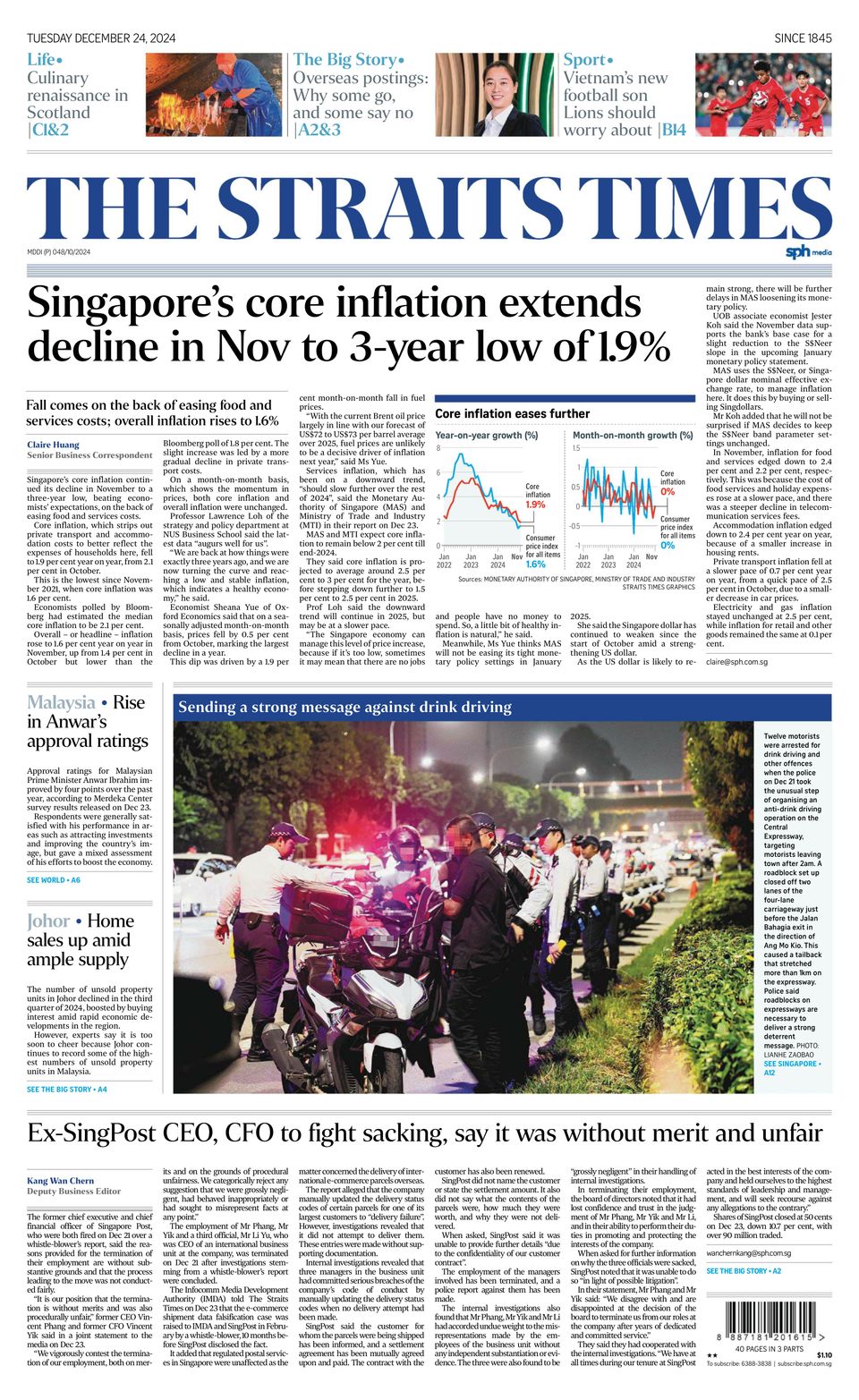 Get digital access to The Straits Times - December 24, 2024 issue | Magzter.com