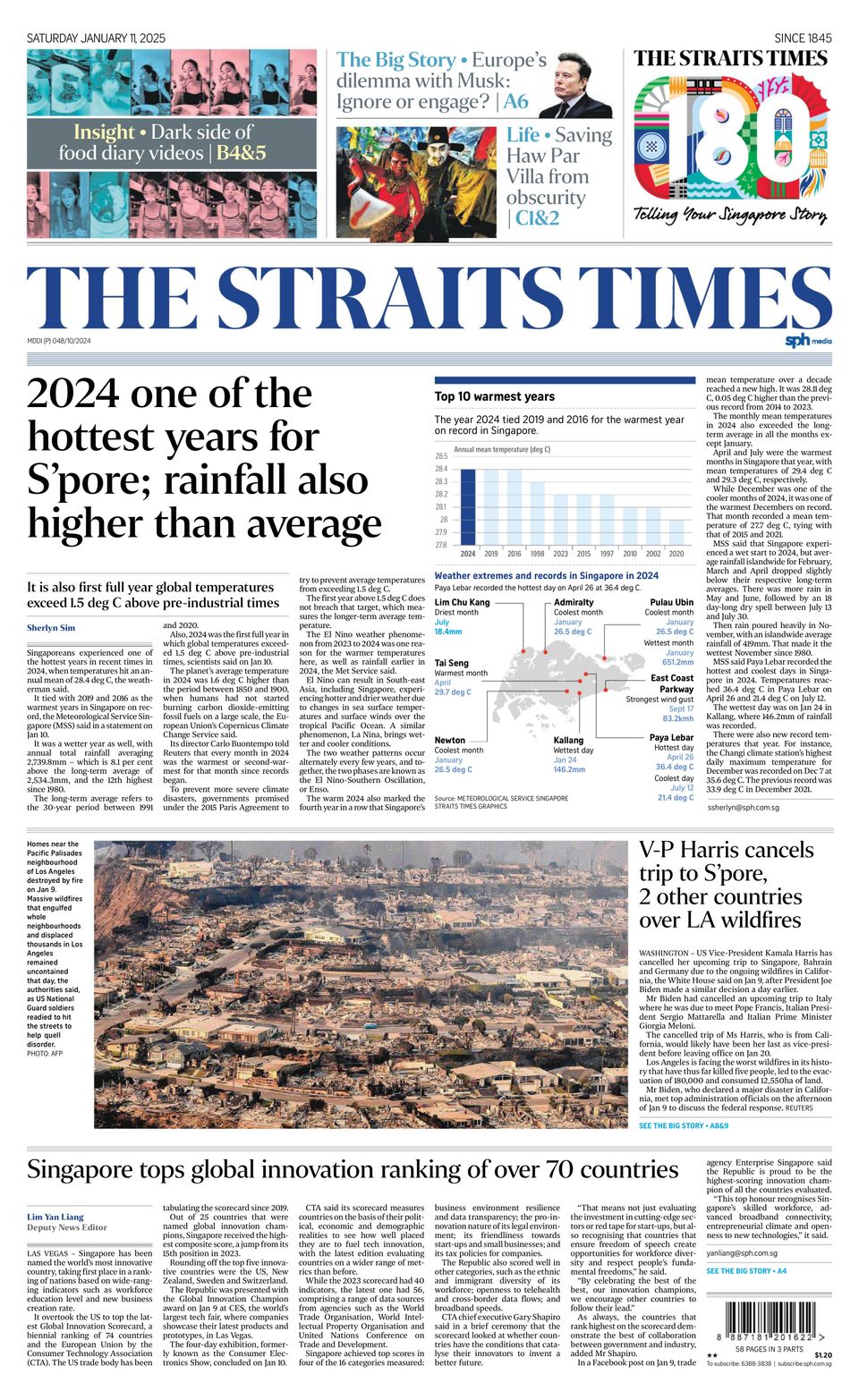 Get digital access to The Straits Times - January 11, 2024 issue | Magzter.com