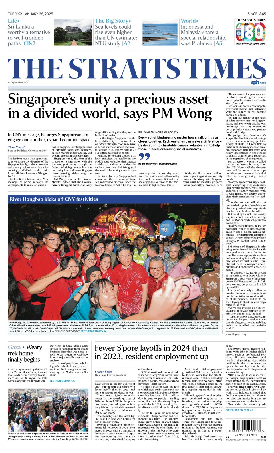 Get digital access to The Straits Times - January 28, 2025 issue | Magzter.com