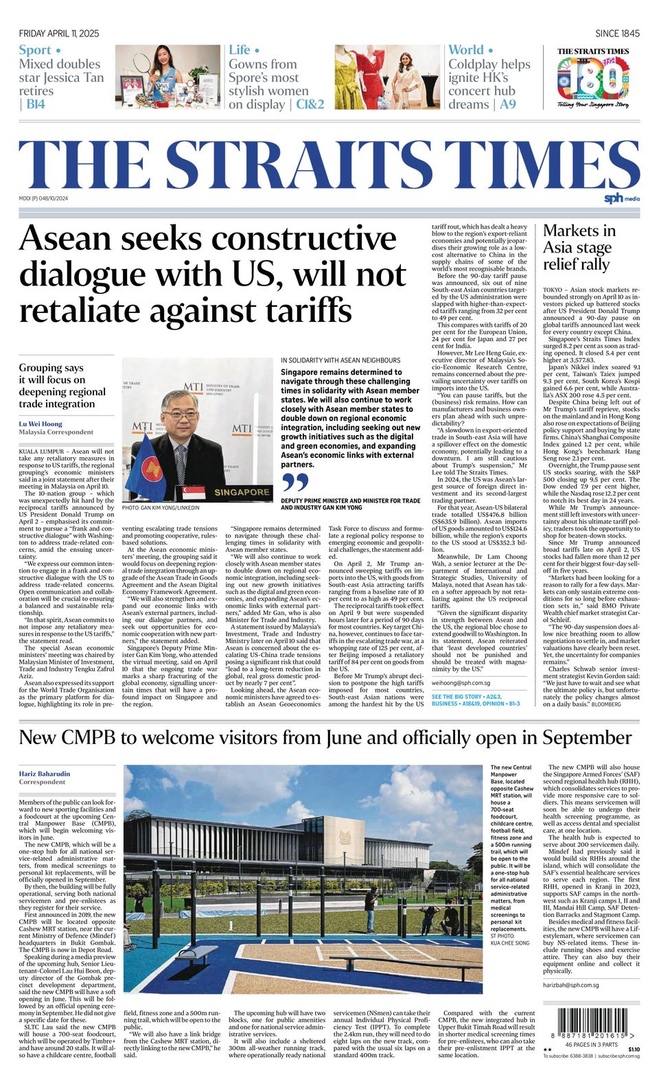 Get digital access to The Straits Times - April 11, 2025 issue | Magzter.com